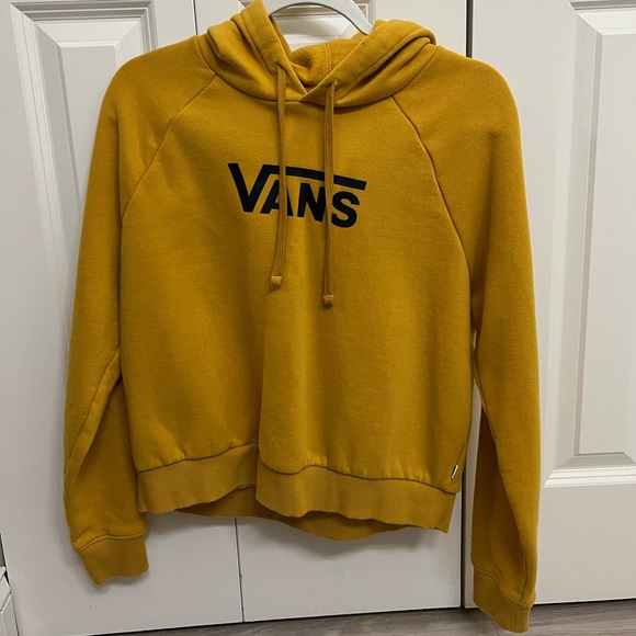 Vans | Sweaters | Vans Mustard Yellow Hoodie | Poshmark
